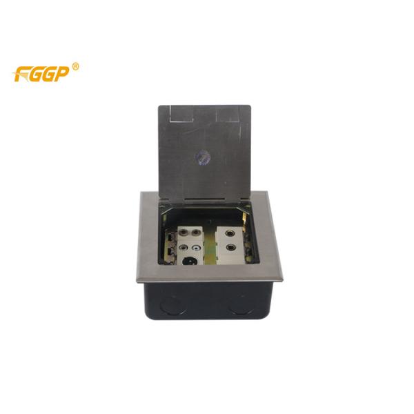 Quality Waterproof Electrical Raised Floor Box Systems Under Floor Flush Outlet Box For for sale