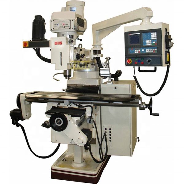 Quality High Accuracy CNC Turret Milling Machine with 5000 mm/min X/Y/Z-axis Rapid Feed Speed for sale