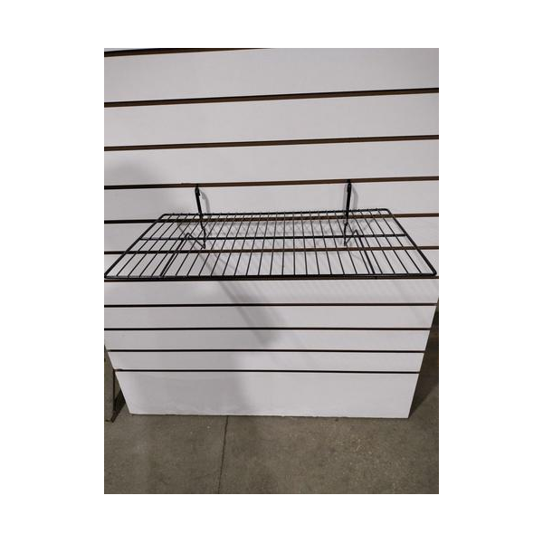 Quality GRID MOUNT SHELF-BLACK, 14'' X 24'' for sale