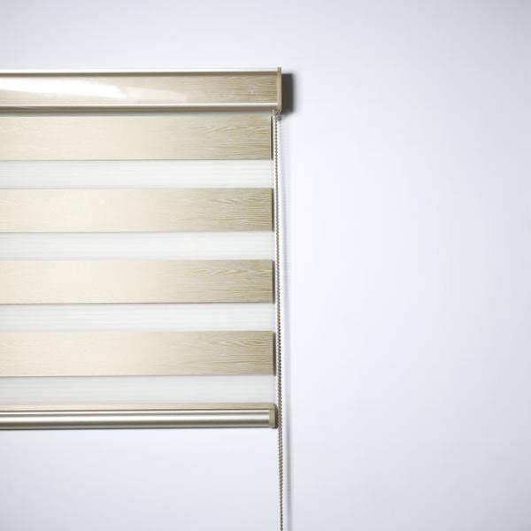 Quality Eco Friendly Electric Roller Fabric Zebra Window Curtain Blinds for sale