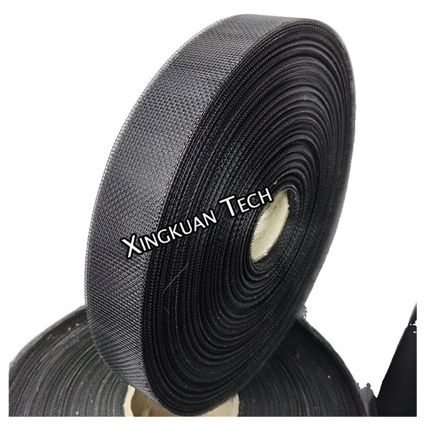 Quality Black Epoxy Coating Long Lifetime Supporting Wire Mesh Screen Fabric Filter for sale