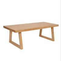 Quality Office Building Nordic Art Assurance Customized Solid Wood Dining Table for for sale