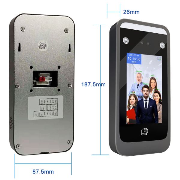 Quality 3m Wiegand 34 Face Recognition Machines Smart Attendance Access Control for sale