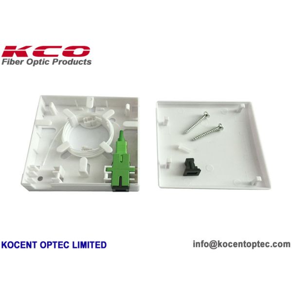 Quality Fiber Optic Terminal Box Indoor Termination Cabinet with 2 Fibers Capacity 0.15dB Insertion Loss and 55dB Return Loss for sale