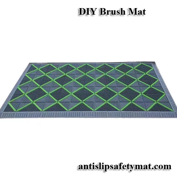 Quality 15cm×15cm Anti Skid DIY Interlocking Nylon Grid Mat For Rugs for sale