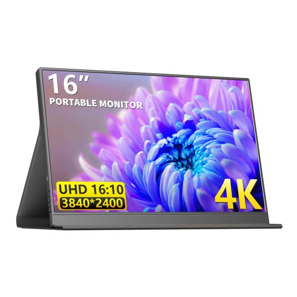 Quality UHD IPS Phone Laptop External Screen Portable Monitor 4k 17.3Inch for sale