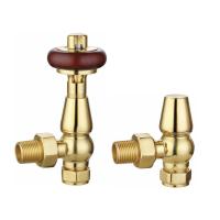Quality Column Traditional Style Radiator Valves 15mmx1/2'' For Copper Pipe for sale