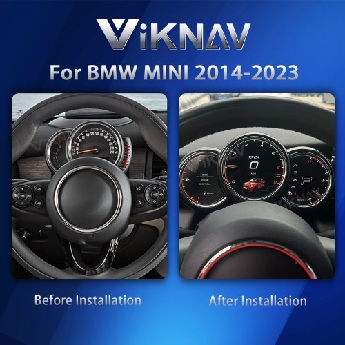 Quality VIKNAV 9 ” Digital Dashboard For BMW MINI 2014-2023 RHD&LHD LCD Screen for sale