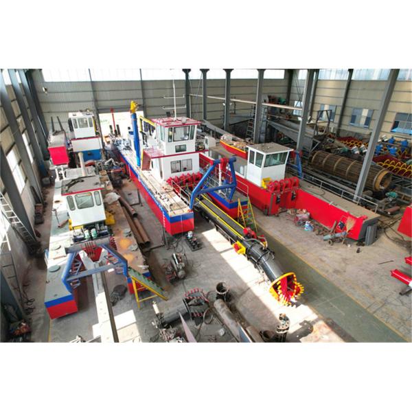 Quality 50KW Empty Running Pre Tested Cutter Suction Dredge With German Rexroth for sale