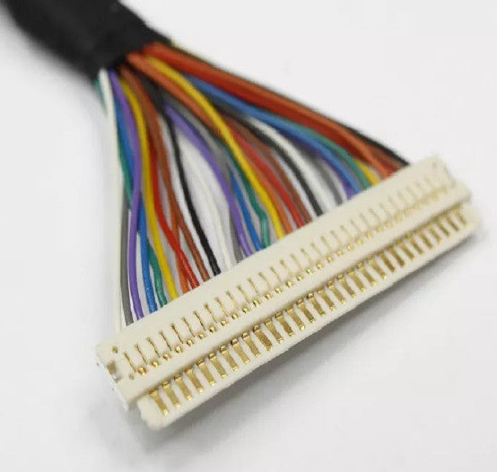 Quality 20 Pin LVDS Wire Harness 30 Pin 0.5MM 40 Pin Cable For Computer Monitor for sale