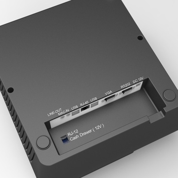 Quality 10.1 Inch Intel celeron J1900 Integrated Pos Terminal With Printer 250Cd/m2 for sale
