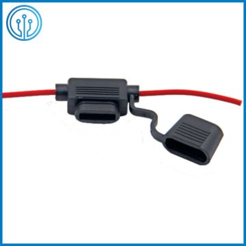 Quality 25A 32V 22AWG Cable PCB Mount Fuse Holder Mini Car Micro 2 Inline Fuse Block for sale