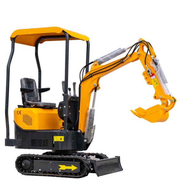 Quality 1Ton Four Legged Shed Mini Crawler Excavator Low Consumption for sale