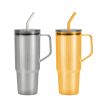 Quality Customizable 40oz Single-layer Handle Cup Large-capacity Straw Cup Portable for sale