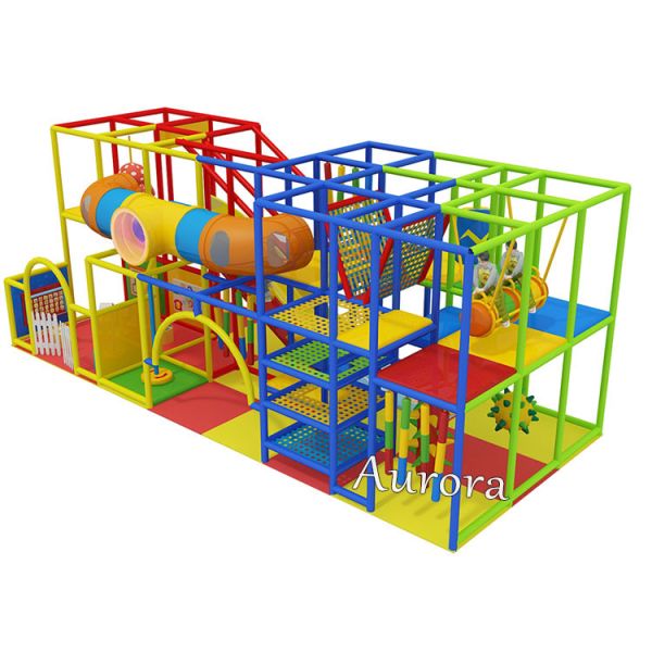 Quality Great Rainbow Theme Indoor Playground Equipment Amusement Park Kids Play Area Rental for sale
