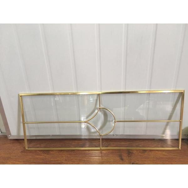 Quality Custom Tempered Beveled Glass Panels , Hollow Clear Beveled Glass Panels for sale