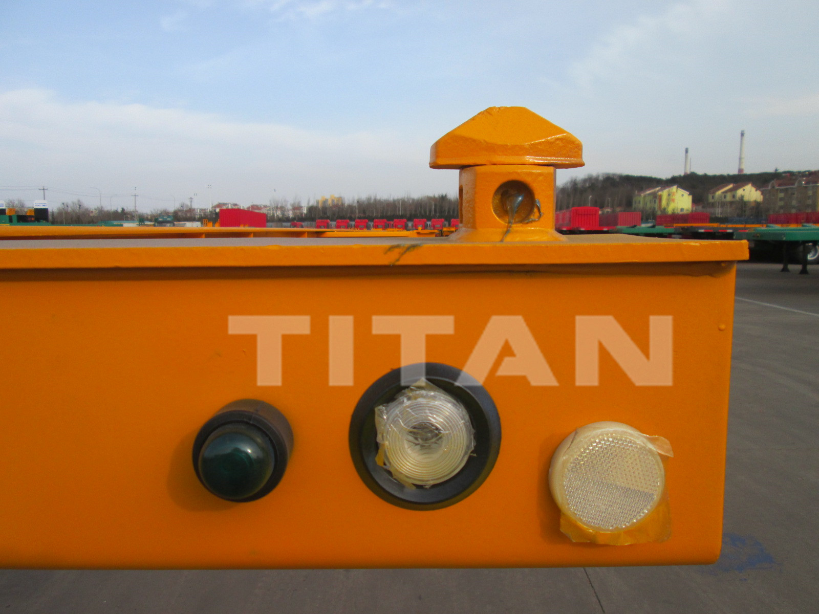 tip chassis for containers hydraulic dump trailer 45 ton - CIMC VEHICLE ...