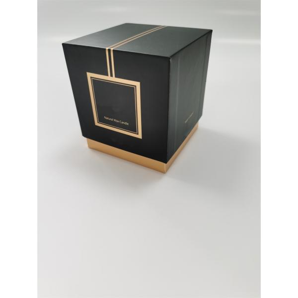 Quality Biodegradable Cardboard Candle Packaging Box Glossy Lamination for sale