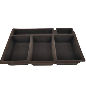 Quality Black PVC Blister Tray Custom Velvet Plastic Pack With Good Protection for sale