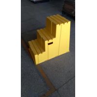 Quality Lightweight Durable Safety Anti Slip Plastic 3 Step Stool for sale