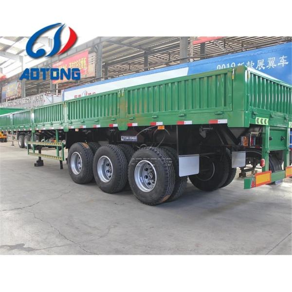 Quality Mechanical Suspension Drop Side Board Sidewall Flatbed Trailer /Side wall truck for sale