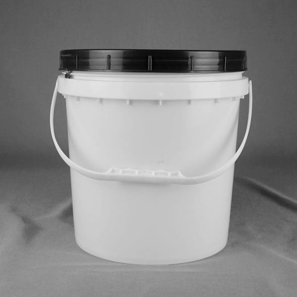 Quality 8L Plastic Seafood Packaging Bucket with Screw Lid for sale