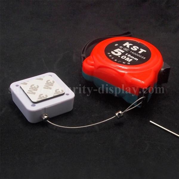 Quality Square Shaped Anti Theft Retractable Tethers With Loop Cable End for sale