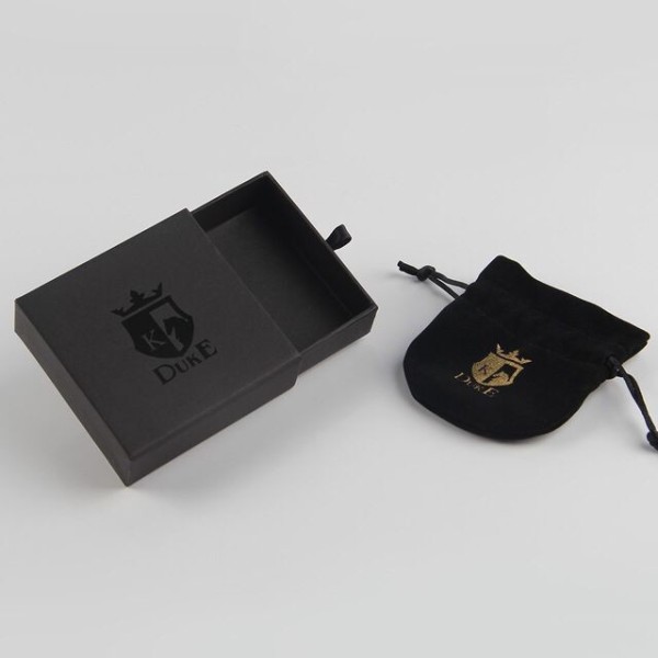Quality Matte Black Necklace Sliding Drawer Gift Boxes Sustainable Material for sale