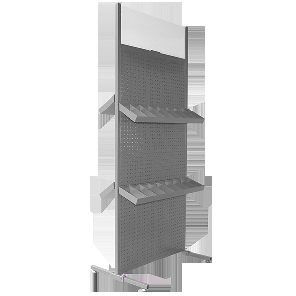 Quality Heavy Duty Width 485mm Depth 485mm Pegboard Display Rack Double Face for sale