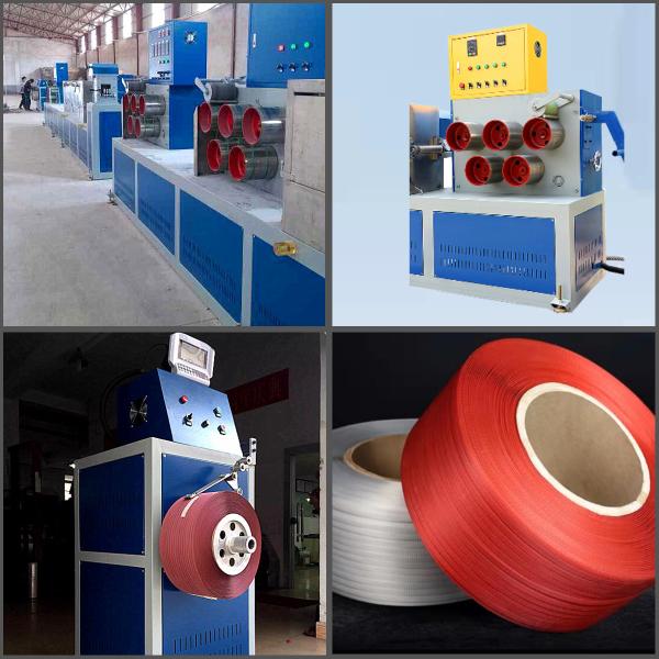 Quality 260kg/H PP Strap Packing Belt Making Machine With Single Screw Extruder High for sale
