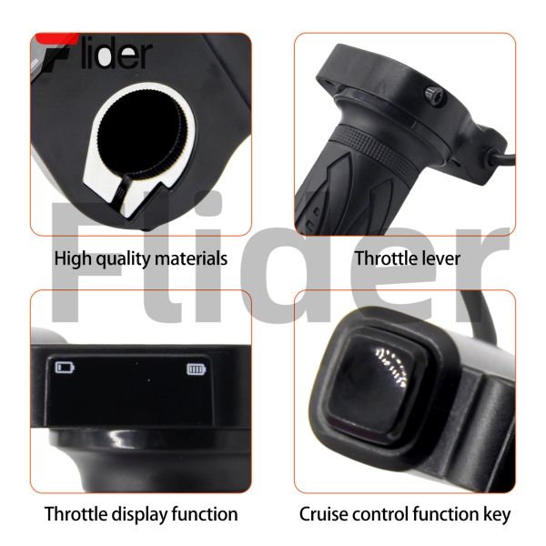 Quality DYU Electric Bicycle Throttle Grip Replacement for Jetson Haze Folding E Bike for sale