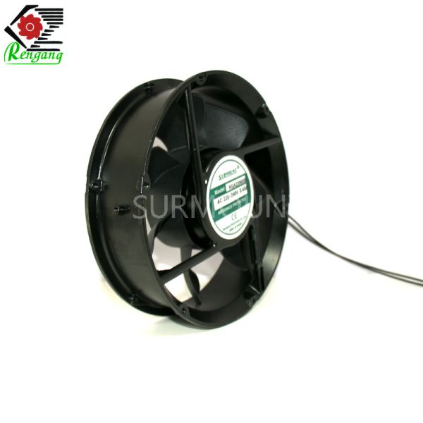Quality 220x220x60mm 520 CFM Outer Rotor Fan Noise Reduction With Dual Ball Bearing for sale