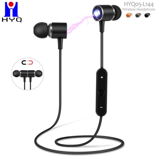 Quality Magnetic Attraction Wireless Stereo Earphone 55cm Bluetooth Necklace Earbuds for sale