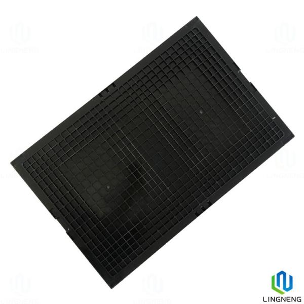 Quality 46L Collapsible Storage Box Plastic Collapsible Storage Bins With Lid 600*400 for sale