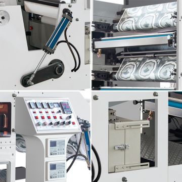 Quality 180-380mm Disposable Cup Printing Machine Customized Flexo 5 Color Printing for sale