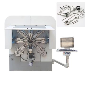 Quality 12 Axis 6mm CNC Spring Forming Machine Automatic With Wire Rotary for sale