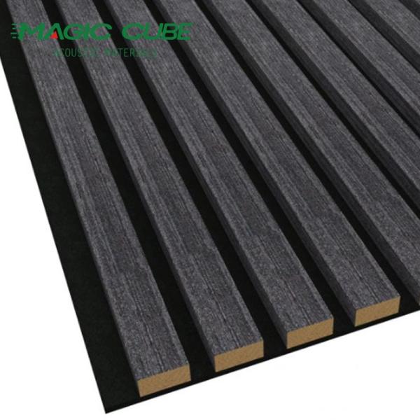 Quality 3 Side Slatted Wood Acoustic Panels Wood Acupanel Wood Veneer for sale
