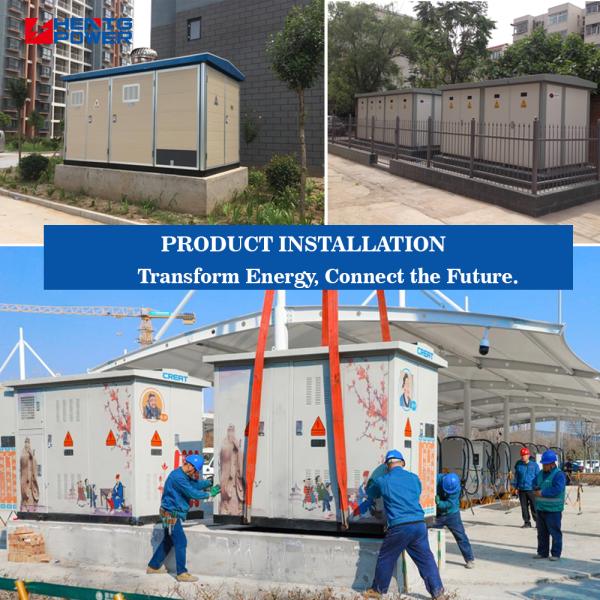 Quality Oil-Immersed 630KVA 1000KVA Pre-Installed Box-type Substation 6KV 10KV YB Compact Transformer Distribution for sale