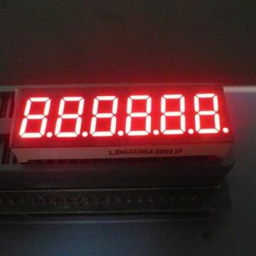 Quality Continuous 6 Digit 7 Segment Alphanumeric LED Display Amber 0.36 Inch for sale
