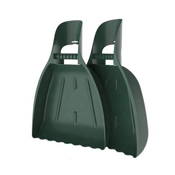 Quality Plastic Leaf Scoops and Hand-Held Rake Set Perfect for Leaf Cleaning Tine Length 3in for sale