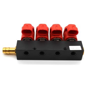 Quality 4 Cylinder Engine LPG CNG Injector Rail LVTK04 For Automobiles for sale
