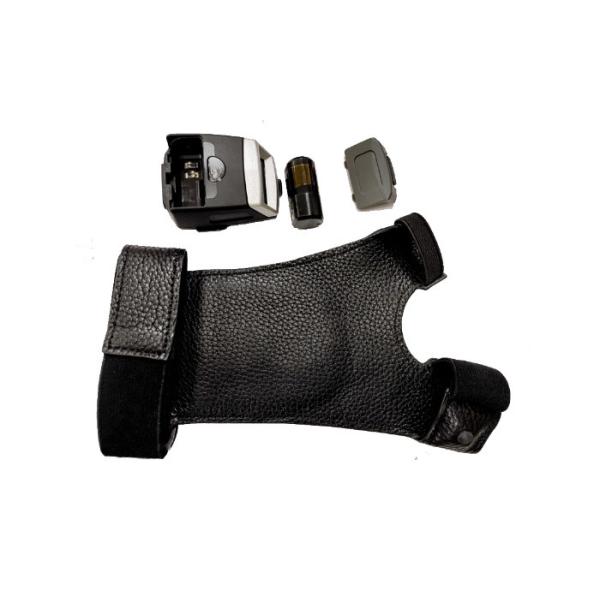 Quality Mini Finger Trigger Glove Barcode Scanner With Bluetooth Charging Cradle for sale