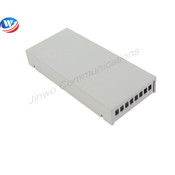 Quality 8 Cores Wall Mount Fiber Patch Panel Cold Rolled Steel 8 Port Terminal Box for sale