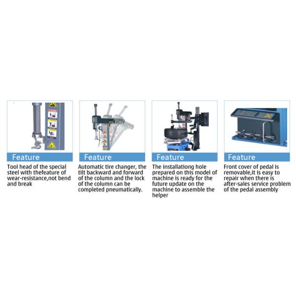 Quality Diameter 950mm Automotive Pneumatic Tire Changer 0.75kw 1.1kw for sale