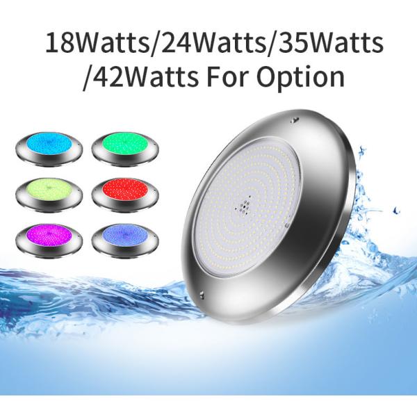 Quality 35W 42W Submersible LED Pool Lights , Waterproof Underwater Light Fixtures for sale