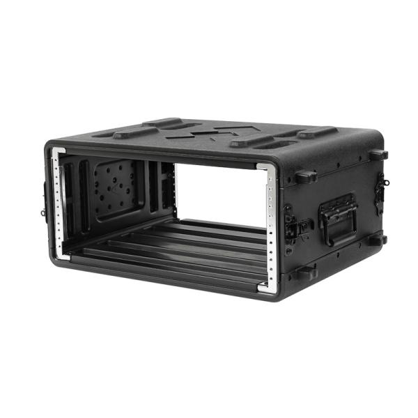 Quality PE 15" Depth 4U Space Flight Rack Case Black 480X390X178MM for sale
