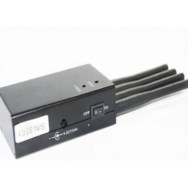 Quality Portable 2.4G Wifi Network Signal Jammer DCS 1805 - 1990MHz Black Aluminum Case for sale