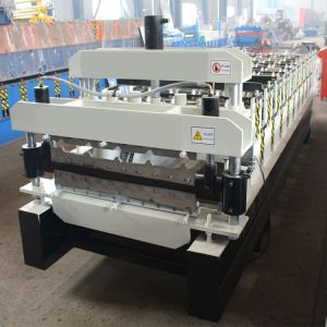 Quality 0.3mm Corrugated Roof 380v Double Layer Roll Forming Machine High Efficiency for sale