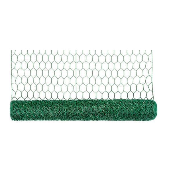 Quality Decorative 50ft Green Metal Chicken Mesh Fence 2.1mm ODM For Poultry Cage for sale