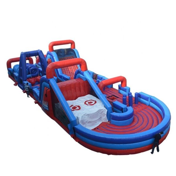Quality EN14960 Certified Inflatable Obstacle Course for Adult Entertainment and for sale